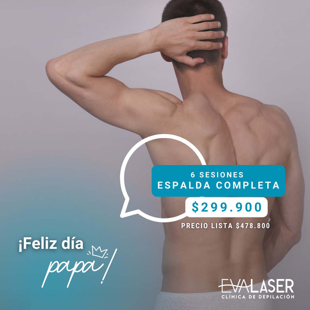 ESPALDA COMPLETA: 6 sesiones – Evalaser